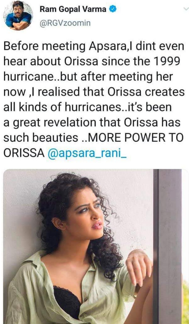 RGV's Tweet creates ripple in Odisha - India Whispers